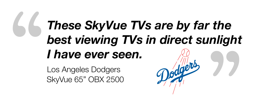 SkyVue Outdoor Commercial Displays - Landscape | The Best Outdoor TV ...