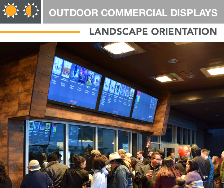 SkyVue Outdoor Commercial Displays - Landscape | The Best Outdoor TV ...
